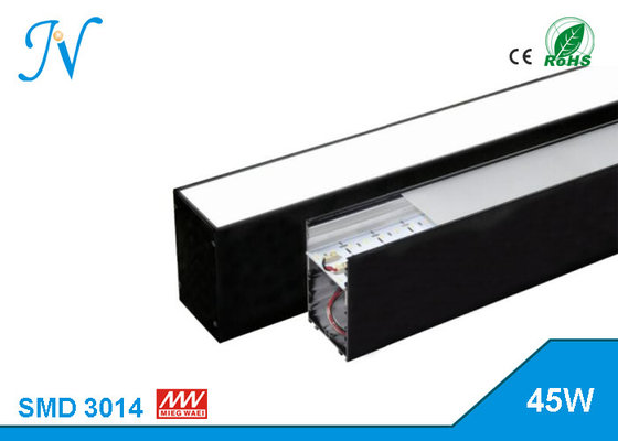 Small Luminaire 45W Led Linear Pendant Lights / Linear Suspended Lighting