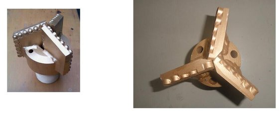 3 Wing Step and Chevron Drag Bits
