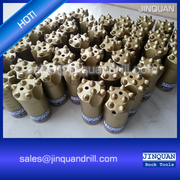 34mm 7 buttons tapered drill bits top hammer drilling for marble quarrying