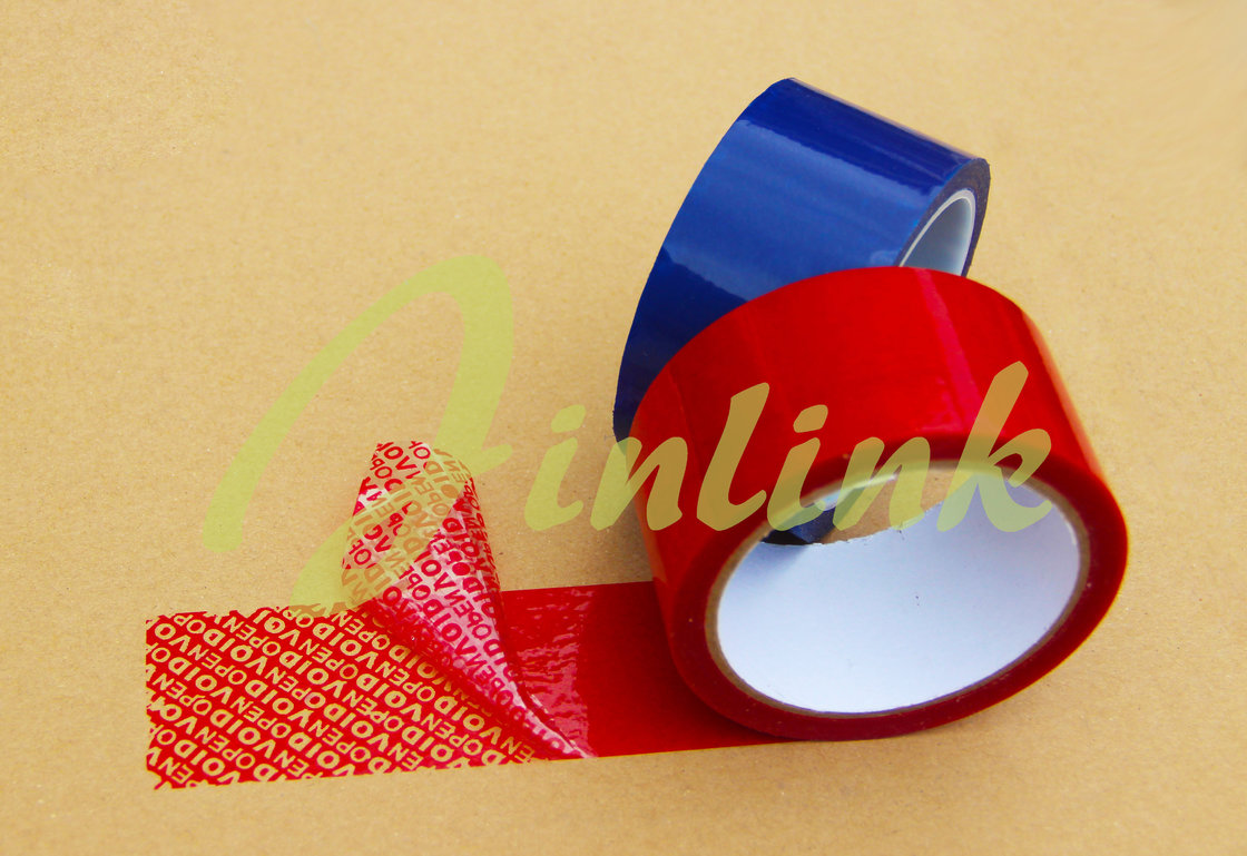 Evidence security tape, Warranty void tape quotation, Tamper proof security packing tape supplier price, packing tape