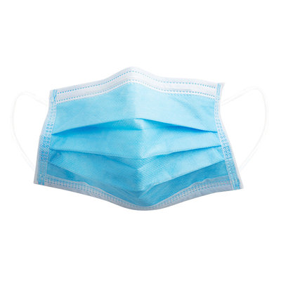 Nylon / Cotton Earloop Medical Mask , Disposable Medical Mask EO Sterile