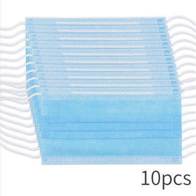 Anti Pollution 3ply Disposable Earloop Face Mask , EO Sterile Disposable Dust Masks