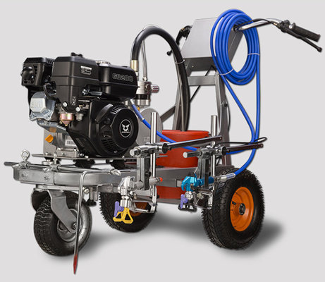 Straight Line Making Plastic Racetrack Plastic Track Road line Marking Machine Introduction
