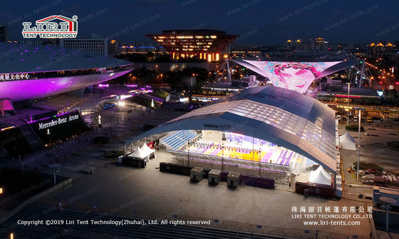 Mobile Stadium Polygon Sports Tents for Basketball Court