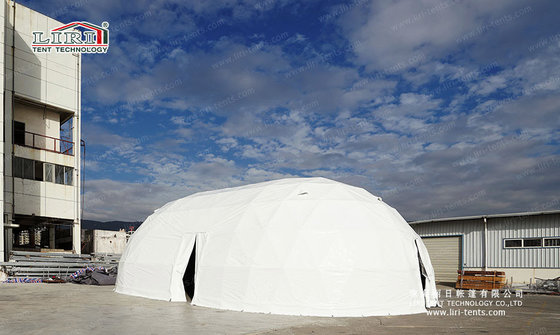Movable 12m Cashew-Shaped Geodesic Dome Tent For Circus Event