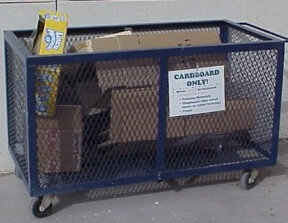 Flat  expanded metal mesh for storage cage