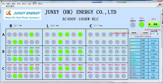 JUNXY Resistive and Reactive Load Bank For UPS & Generator Load Testing