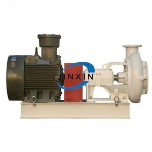 Horizontal drilling fluid feeding centrifugal pump