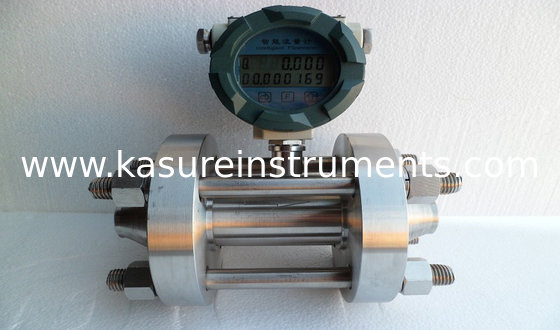 digital flow meter for oil measuring with flanged connection 4~20mA output