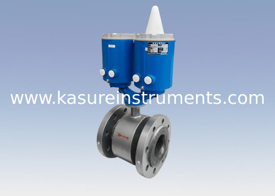 integrate type GPRS water flow meter with rubber lining flanged connection