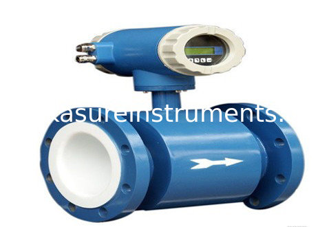 remote type electromagnetic flow meter with PTFE lining flanged connection