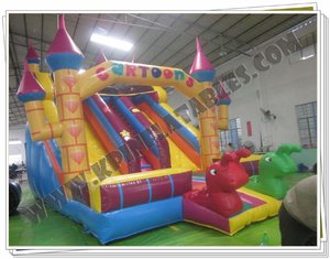 China Castle Slide Inflatable slide Game Colourful slide KSL091 supplier