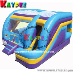 China Inflatable colourful fun combo,inflatable bouncer with slide and obstacle KCB046 supplier