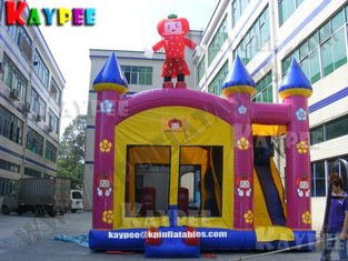 China KCB056-tomato girl combo,inflatable combo game,fun bouncer with slide obstacle supplier