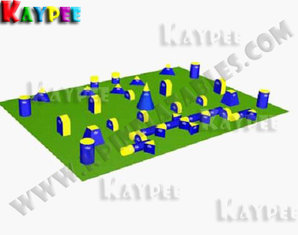 China 7 Man Standard PRO Packag,Inflatable paintball Bunker filed, paintball arena KPB017 supplier