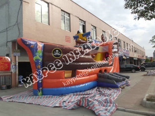 China Hot sell Inflatable pirate Ship slide, ,Inflatable boat slide,standard slide supplier