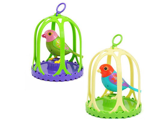 Custom Novelty Tone Detection Singing Birds Toys / Digital Birds for Kids