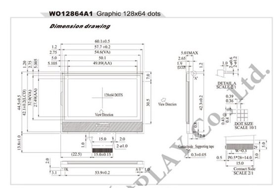 WINSTAR 128*64 COG LCD WO12864C2 ,128*64 COG LCD WO12864A1,128*64 COG LCD WO12864H supplier