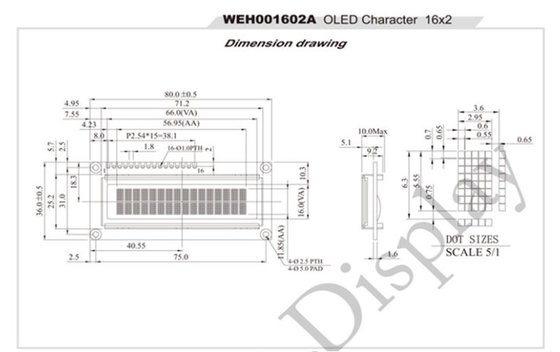 WINSTAR 12*02 OLED WEH001202A,16*1 OLED WEH001601A ,16x2 OLED WEH001602A supplier