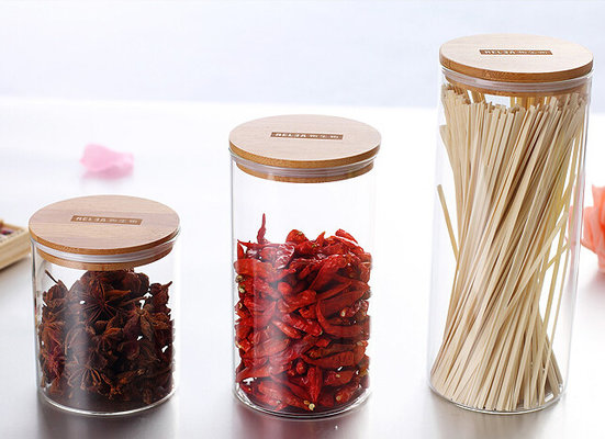 Home use Glass Storages with lid