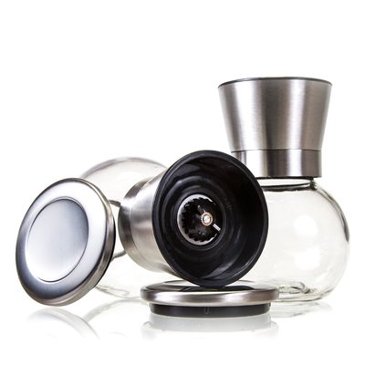 glass burr pepper mill