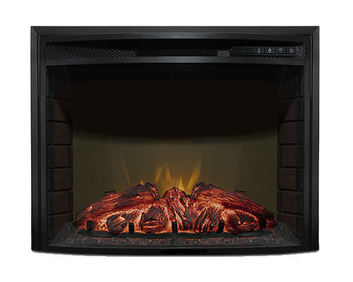 23&quot; curved insert electric fireplace heate LED flame F2325 RV fireplace supplier