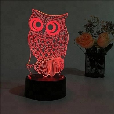 Smart Touch 3D LED 7 Colors Change Night light  wholesales in China