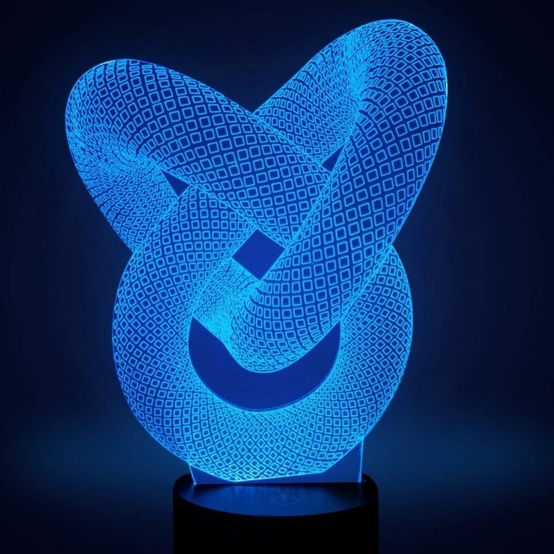 Acrylic sweet heart shape LED 3D Visual Lamp manufacture cartoon designs 3d led mini night light for kids gift