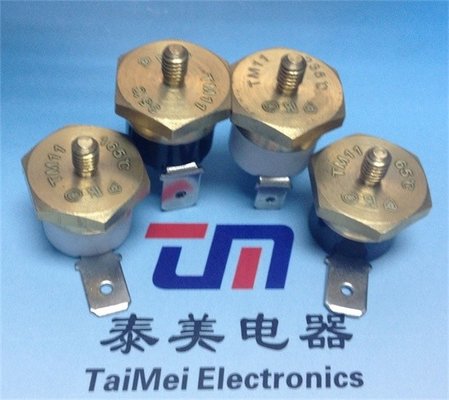 10A 250VAC Ceramic Thermo Disc Thermostat With Loose Bracket