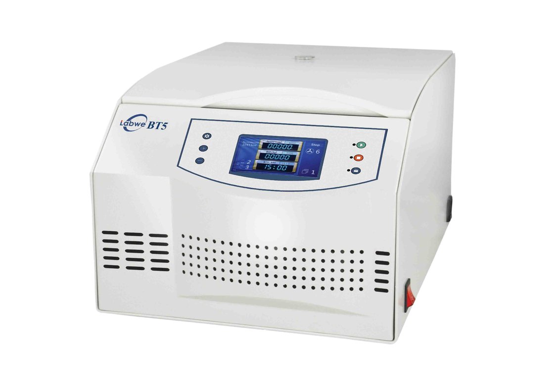 BT5 Large Volume Low Speed Centrifuge 0-5000 RPM Adjustable Speed Range