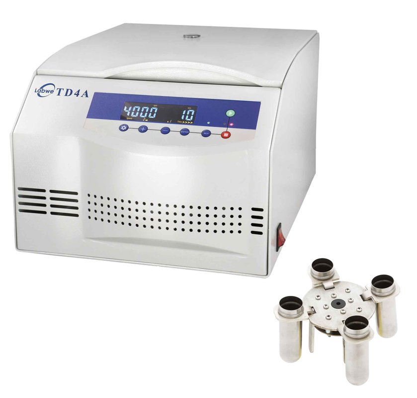 Bench Top Low Speed Centrifuge TD4A 0 - 4000 RPM Adjustable Speed