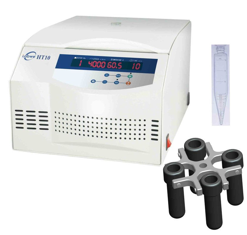 Professional  HT10 Crude Oil Centrifuge Machine 4 X 100 ML Capacity With LED Display