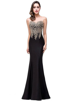 Gorgeous Red Prom Evening Gowns For Ladies Customzied Size And Color
