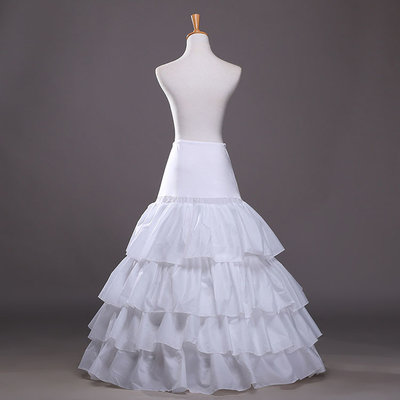 Puffy Bridal Gown Accessories Full Length Underskirt For Weldding Dress