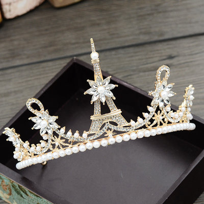 Rhinestone Crystal Beauty Pageant Crowns For Fitted Princess Multi Size