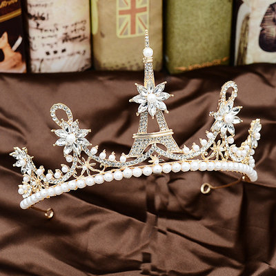 Rhinestone Crystal Beauty Pageant Crowns For Fitted Princess Multi Size