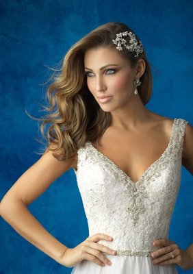 A line fashion style strapless girls prom ball gown wedding dresses