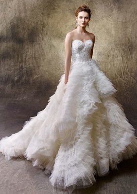 Newest Style Hot Selling White Ball Gown Wedding Dresses For Ladies