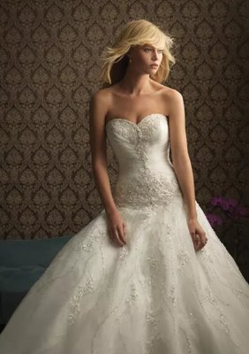 Amazing Mermaid Ball Gown Wedding Dresses / Unique Gorgeous Wedding Ball Gowns