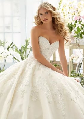 Russian Corset Ball Gown Wedding Dress