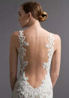 Girls Big Tail Fit And Flare Long Bridesmaid Dress Embroidered On The Upper Layer