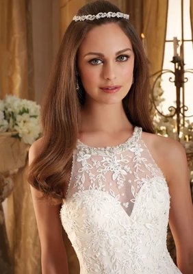 Slim Sexy Fit And Flare Wedding Gown For Bride And Bridesmaid Color Optional
