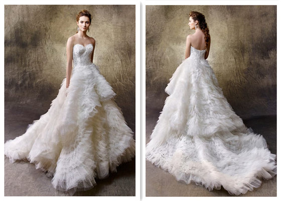 Newest Style Hot Selling White Ball Gown Wedding Dresses For Ladies