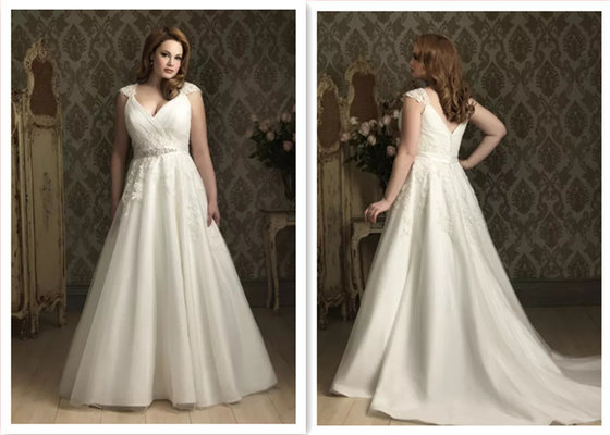 Sexy A Line Bridesmaid Dresses / Long Tail Formal Lady Modern Ball Gown