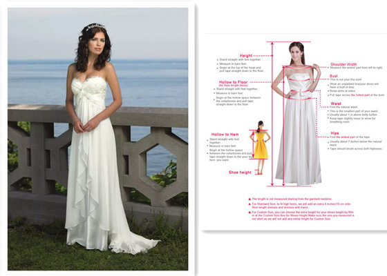 Top Quality And Good Price Sleeveless Bridal White/Ivory Wedding Dress