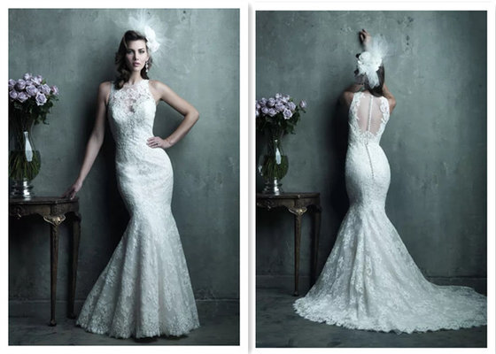 Sweetheart Trumpet Mermaid Tail Wedding Dress Showing Elegant Temperament
