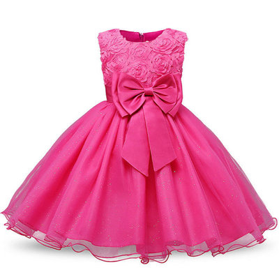 Floral Formal Sparkly Flower Girl Dresses Off Shoulder Strapless Design