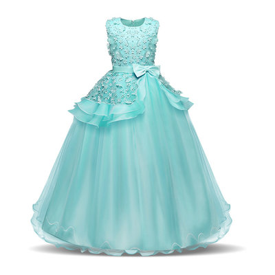 Long Formal Grey Flower Girl Dresses / Eggplant Purple Flower Girl Dresses