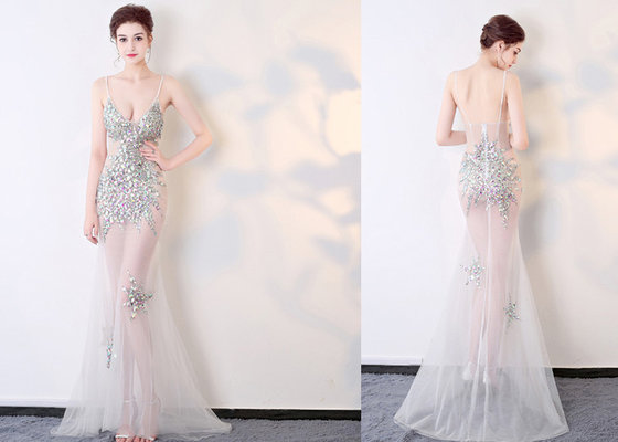 Perfect Long Lace Prom Dresses , Couture Gorgeous Strapless Prom Dresses