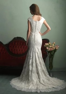 Sweetheart Button Sheath Column Wedding Dress With Back Short Two Shoulder
